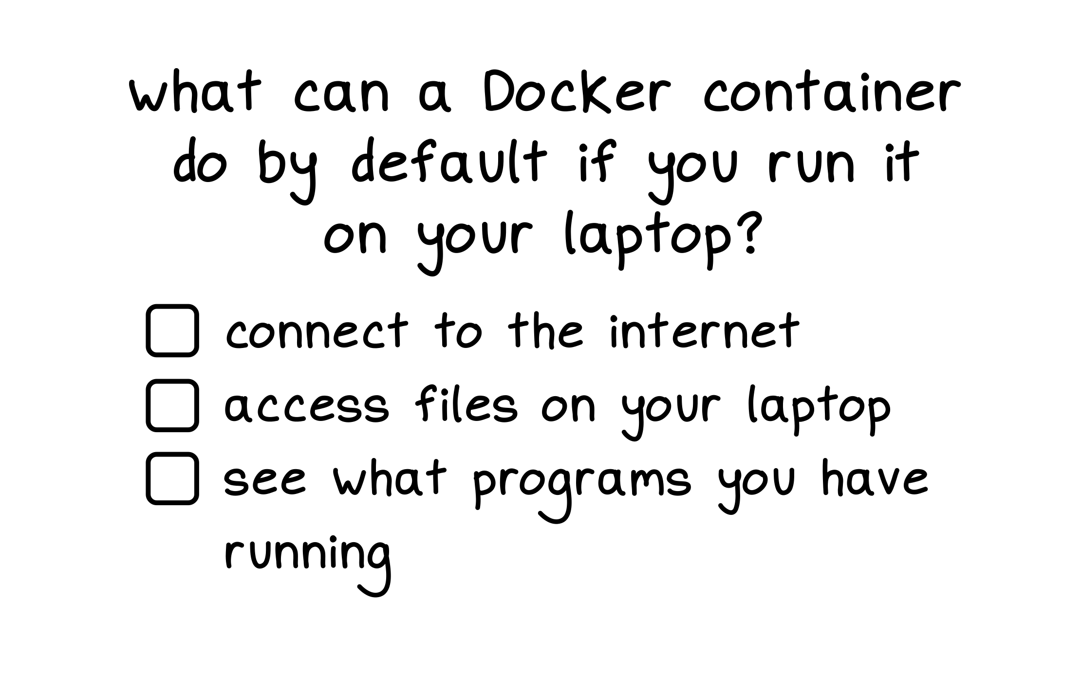 container flashcards