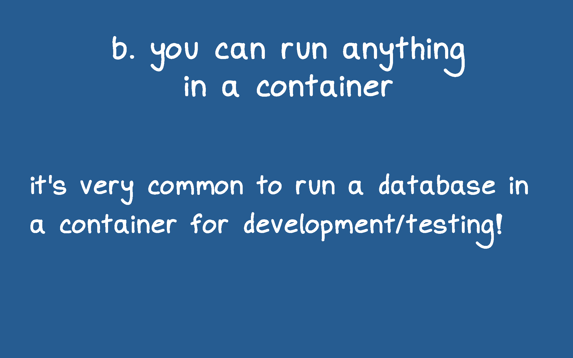 container flashcards