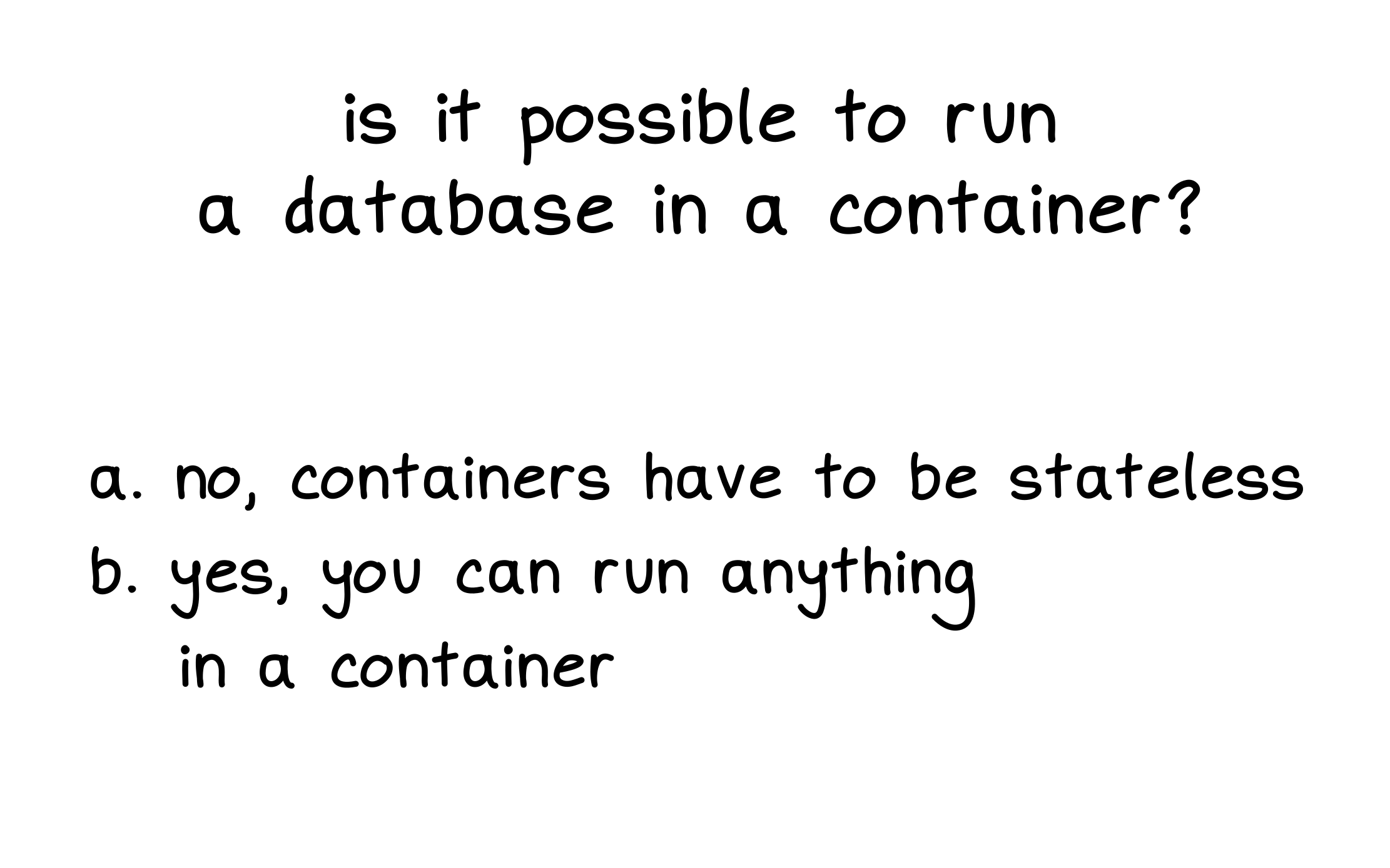container flashcards